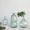 Round Reclaimed Glass, Green - Transitional - Vases - by Olive Grove ...