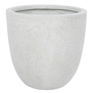 Noemie Natural Stone, Resin, Fiberglass Teacup Planter - Transitional ...