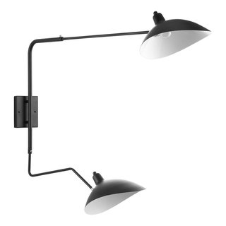 Hanging Light Fixtures "Claro" - Midcentury - Swing Arm Wall Lamps - by ...
