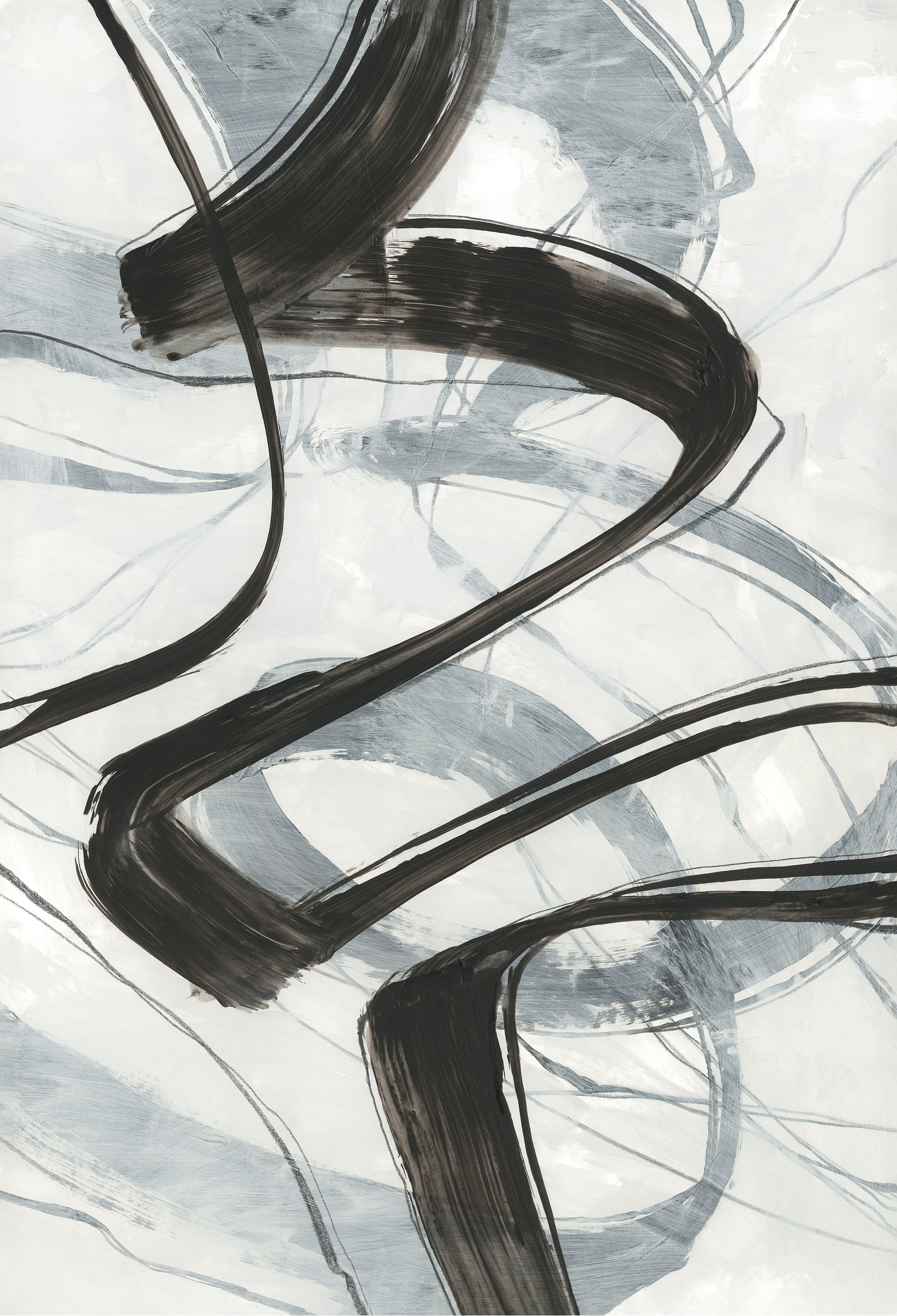 Dynamic Movement I Artwork, 36x53 - Contemporary - Prints And Posters ...
