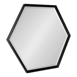 Calter Hexagon Framed Wall Mirror, 30x35 - Contemporary - Bathroom ...