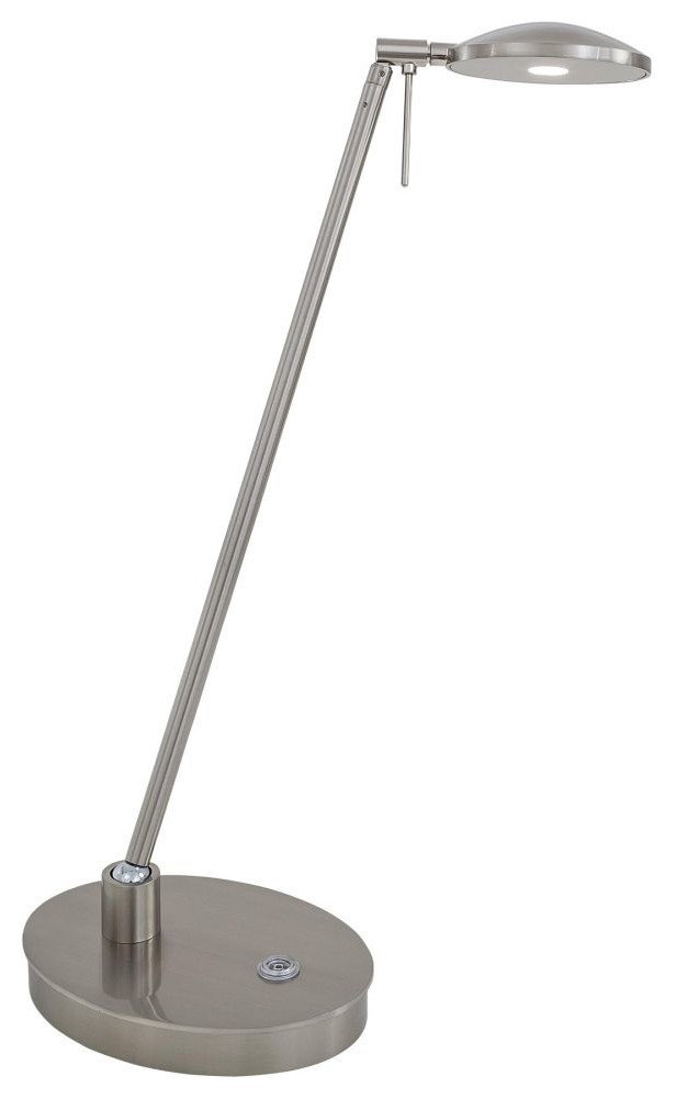 George'S Reading Room Table Lamp, Brushed Nickel With Brushed Nickel ...