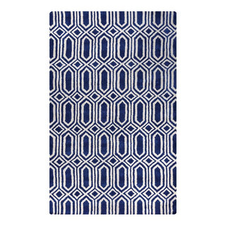 Rizzy Home Julian Pointe Collection Rug, 8'x10' - Contemporary - Area ...