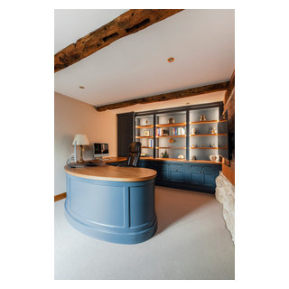 Blue home Study - Contemporary - Home Office - West Midlands - by ...