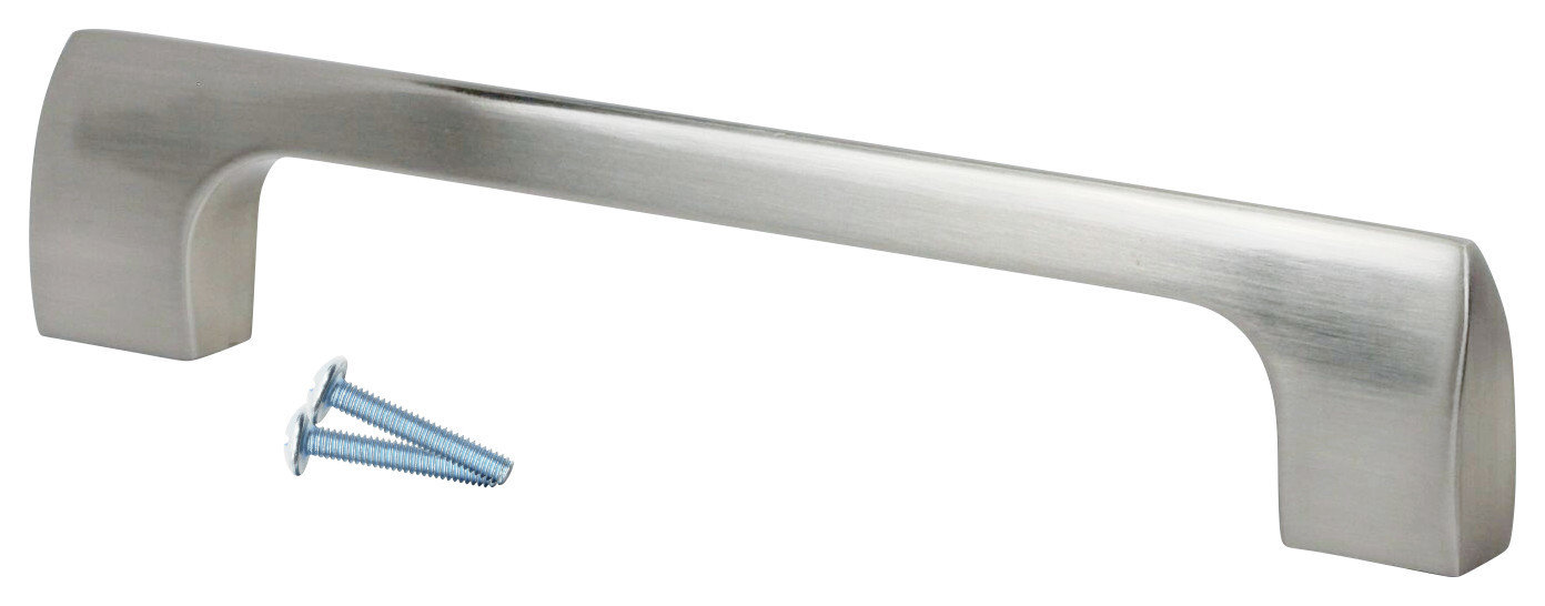 Modern 6-5/16" Centers, Brushed Nickel, Cabinet Hardware Pull / Handle ...