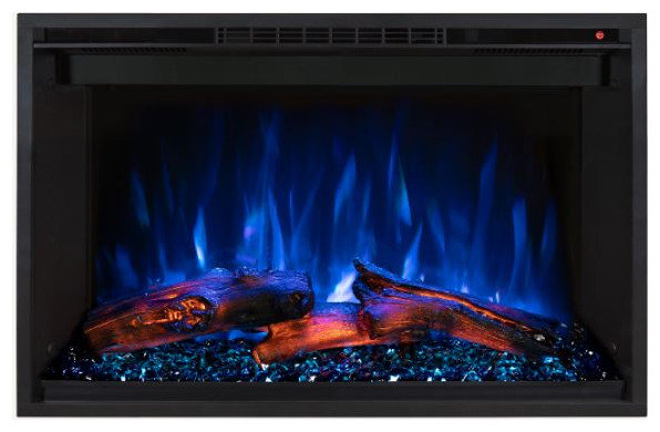 Red Stone Traditional 30" Fireplace - Contemporary - Indoor Fireplaces ...