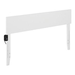 AFI Orlando King Solid Wood Panel Headboard with Device Charger in ...