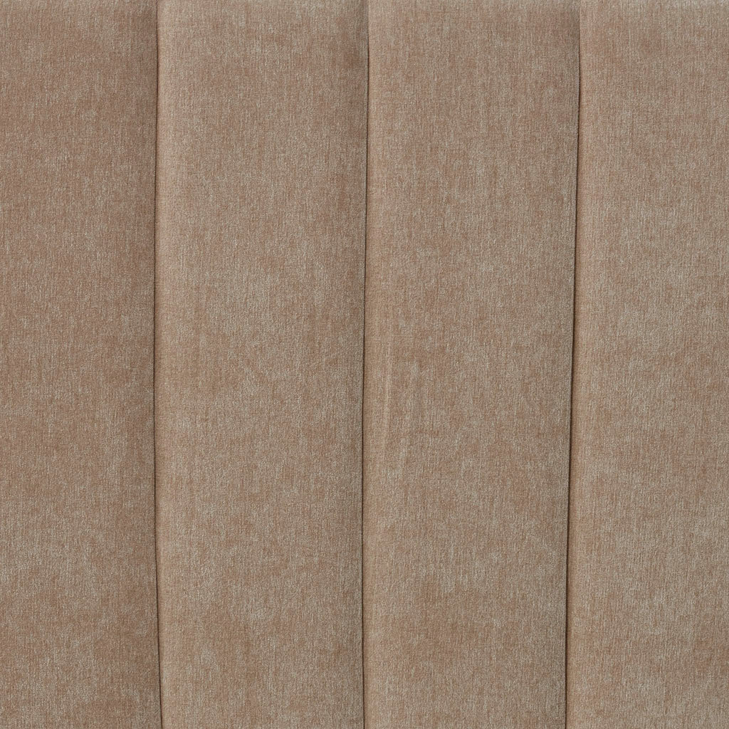 510 Design Catalina Channel Tufting Upholstered Bed Frame, Tan, Queen ...