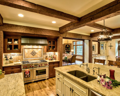 Timber Frame Kitchen Ideas, Pictures, Remodel and Decor