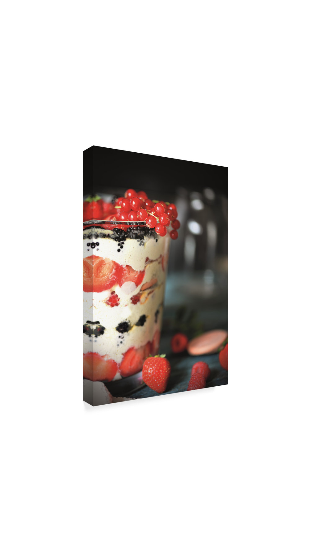 "Red Fruit Trifle" by Christine Sainte-Laudy, Canvas Art, 12"x19 ...