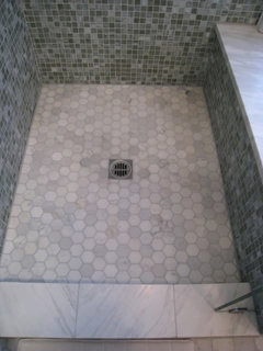 Marble Tile Shower Curb | Houzz Forum