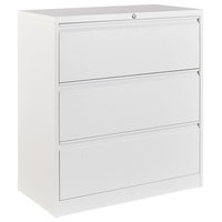 Steel Lateral File Storage Cabinet With 3 Lockable Drawers ...