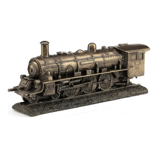 Train Steam Engine Statue by Veronese Design - Industrial - Decorative ...