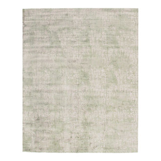 Light Green Modern Rug 6'x9' - Contemporary - Area Rugs - by Pasargad ...