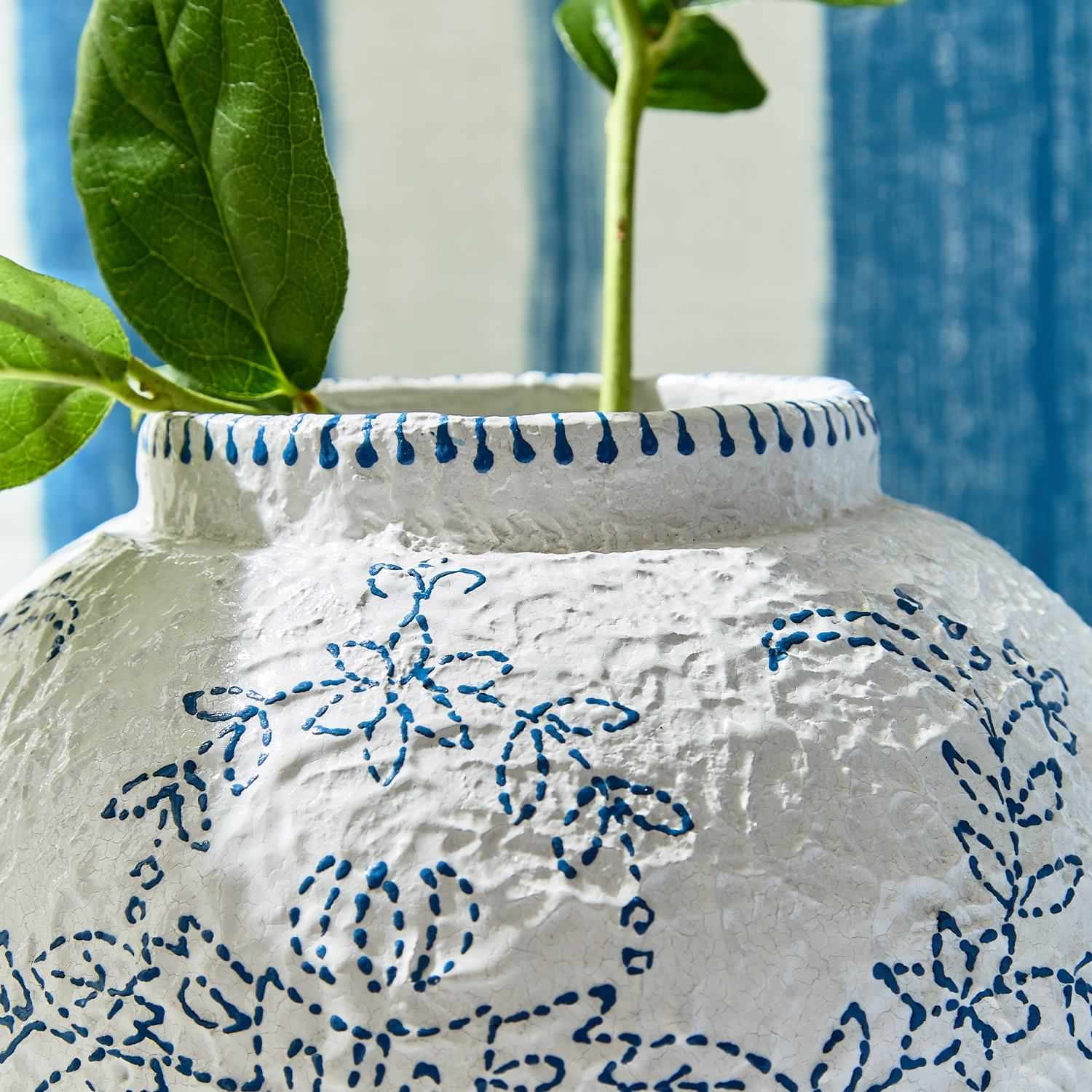 Tozai Home Set of 2 Blue and White Vases - Traditional - Vases - by ...