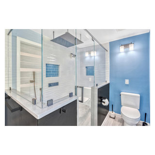 Transitional Primary Bathroom Design Lorton, VA - Transitional ...