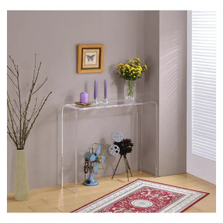 Acrylic Condo Console table Waterfall - Modern - Console Tables - by ...