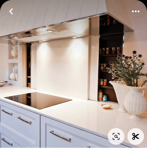 Sliding Glass Backsplash - Hardware Help!