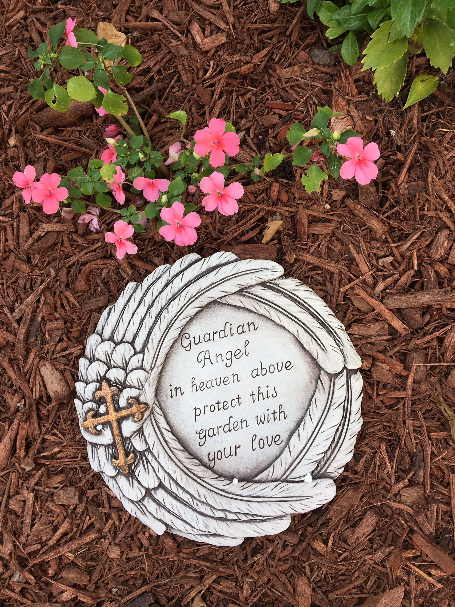 10" Guardian Angel Stepping Stone - Beach Style - Landscaping Stones ...
