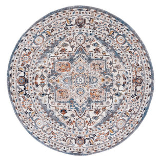 Safavieh Symphony SYH621A Rug Rug, 6'7" Round - Mediterranean - Area ...