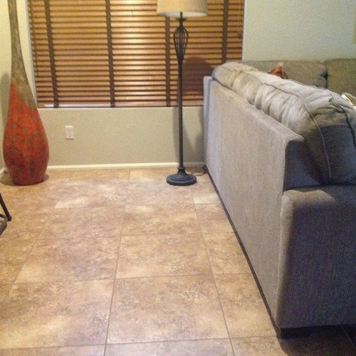 What to do with back of sectional?