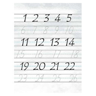 123 Penmanship Poster Print by Sheldon Lewis - Item # VARPDXSLBRC267B ...