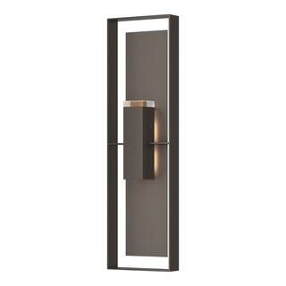 Shadow Box Outdoor Sconce, Extra Tall - Modern - Outdoor Wall Lights ...