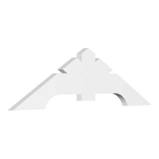 Vanguard Architectural Grade PVC Gable Bracket, 60"Wx17 1/2"H (7/12 ...