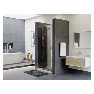 Coastal Shower Door Paragon Hinge Door, 29"x69" - Contemporary - Shower ...