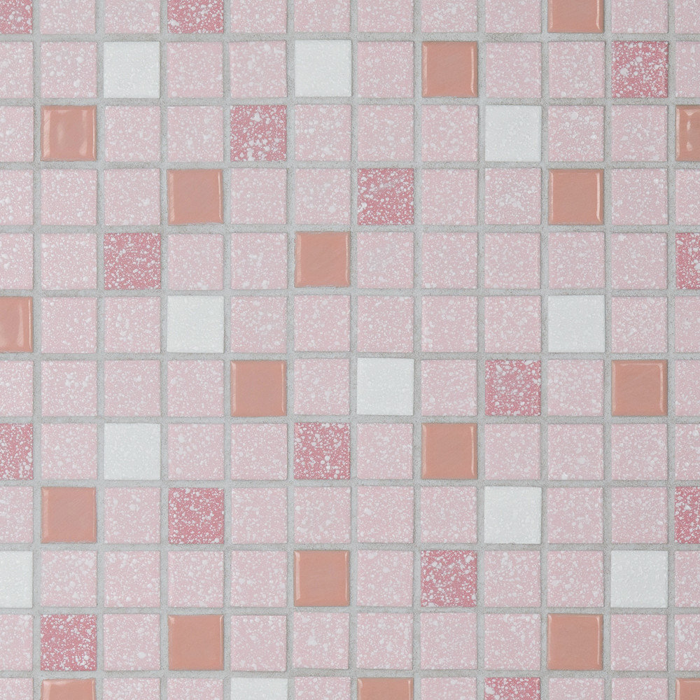 Crystalline Straight Edge Porcelain Floor and Wall Mosaic Tile Sample ...