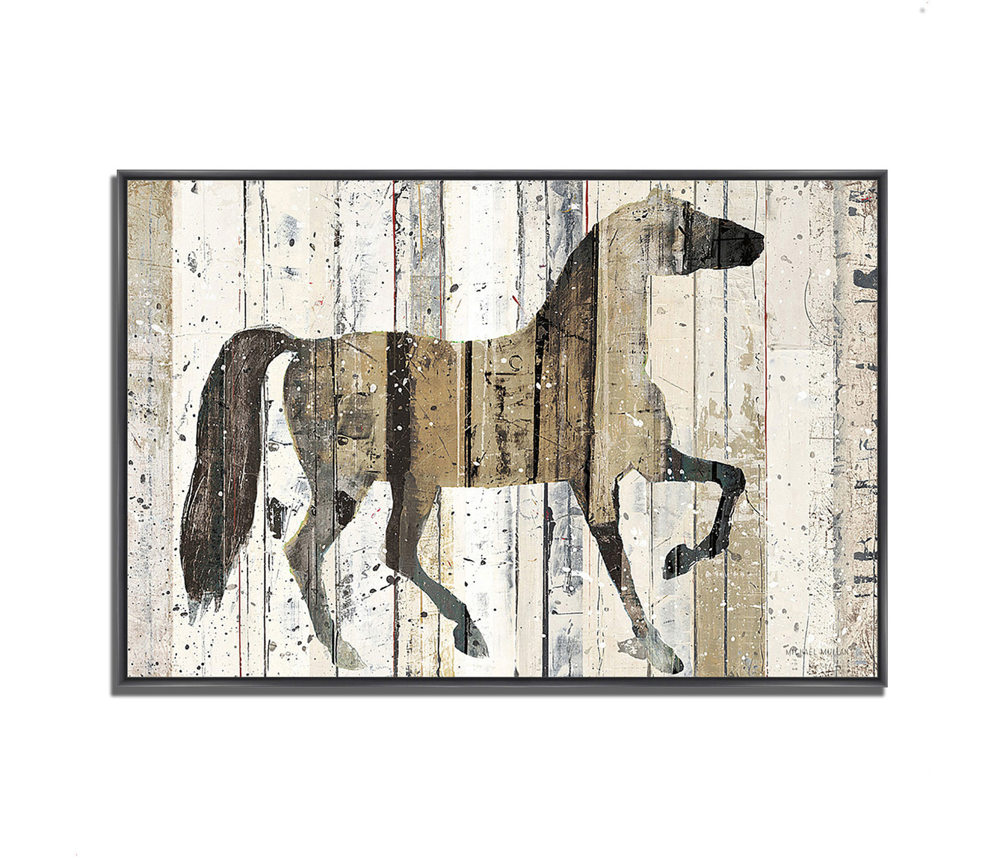 "Dark Horse" By Michael Mullan, Giclee Print On Gallery Canvas, 47"x32 ...
