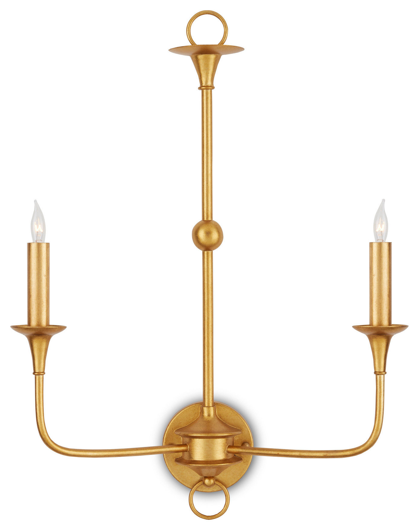 Nottaway Gold Large Wall Sconce - Transitional - Wall Sconces - by ...