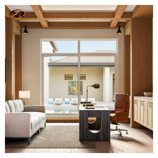 Modern Home Office 3D Rendering - Modern - Home Office - Los Angeles - by Xpress Rendering | Houzz