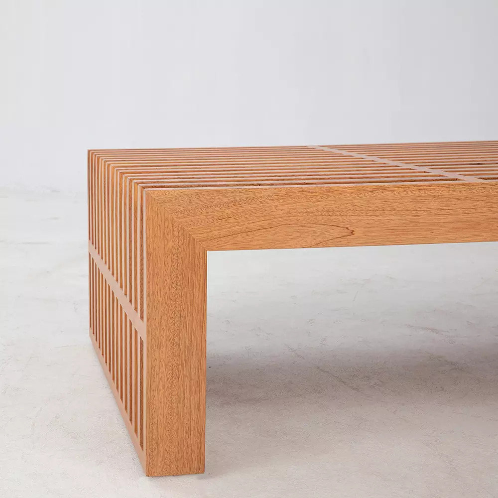 Zither Lattice 72" Coffee Table - Transitional - Coffee Tables - by ...