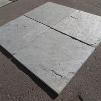 Kota Gray Limestone Tiles, Natural Cleft Face/Back Finish, Sample ...