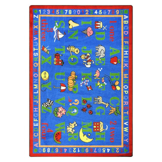 Kid Essentials, Early Childhood Phonics Fun Rug, 3'10" x 5'4 ...