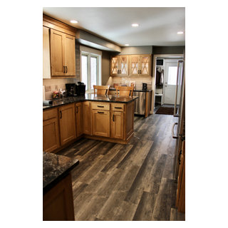 Quad Cities Kitchen Remodel with Great Storage and Maple Cabinets ...