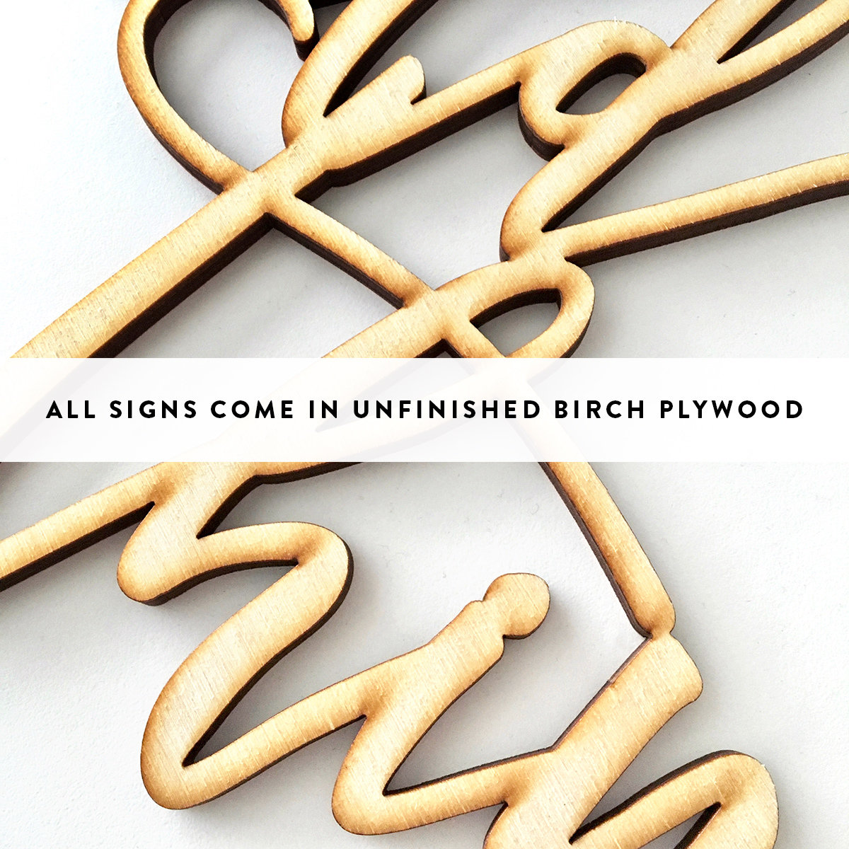 Forever Script Wood Word Wall Art Sign, 24" wide x 9" tall ...