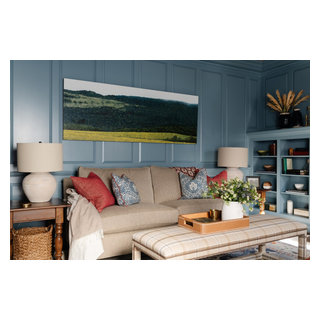 Cozy Traditional Colonial New England - Traditional - Family Room ...