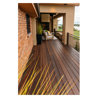 Dream Deck -- Envision Distinction Rustic Walnut composite deck ...