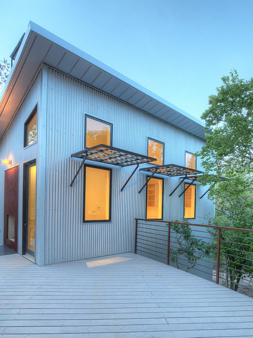 Best Industrial Exterior Home Design Ideas & Remodel Pictures | Houzz