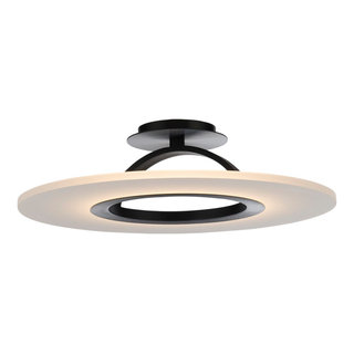 WAC Elektron 3000K Ceiling Light in Black, 20.000 - Modern - Flush ...