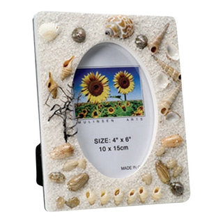 Shell Picture Frame - Beach Style - Picture Frames - by Brass Binnacle ...
