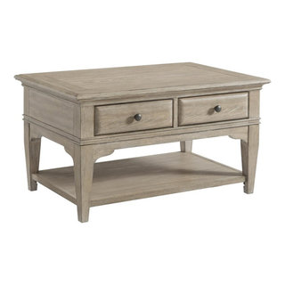 Riverside Furniture Myra 36" Cottage Coffee Table, Natural ...
