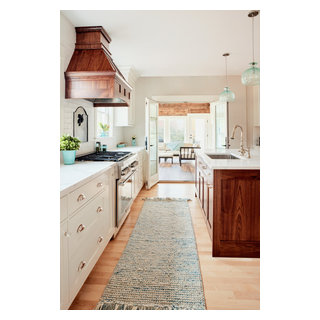 1850's Farmhouse Addition & Renovation - Farmhouse - Kitchen - Portland ...