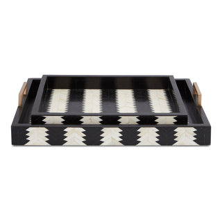 Arrow Tray, Set of 2 - Contemporary - Serving Trays - by Sideboards and ...