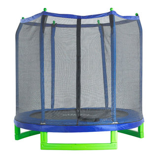 7' Indoor and Outdoor "Classic" Trampoline and Enclosure Set, 84 ...
