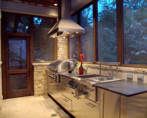 Screened Outdoor Kitchens | Houzz