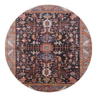 Ahgly Company Indoor Rectangle Mid-Century Modern Area Rugs, 5' x 7', 4 ...