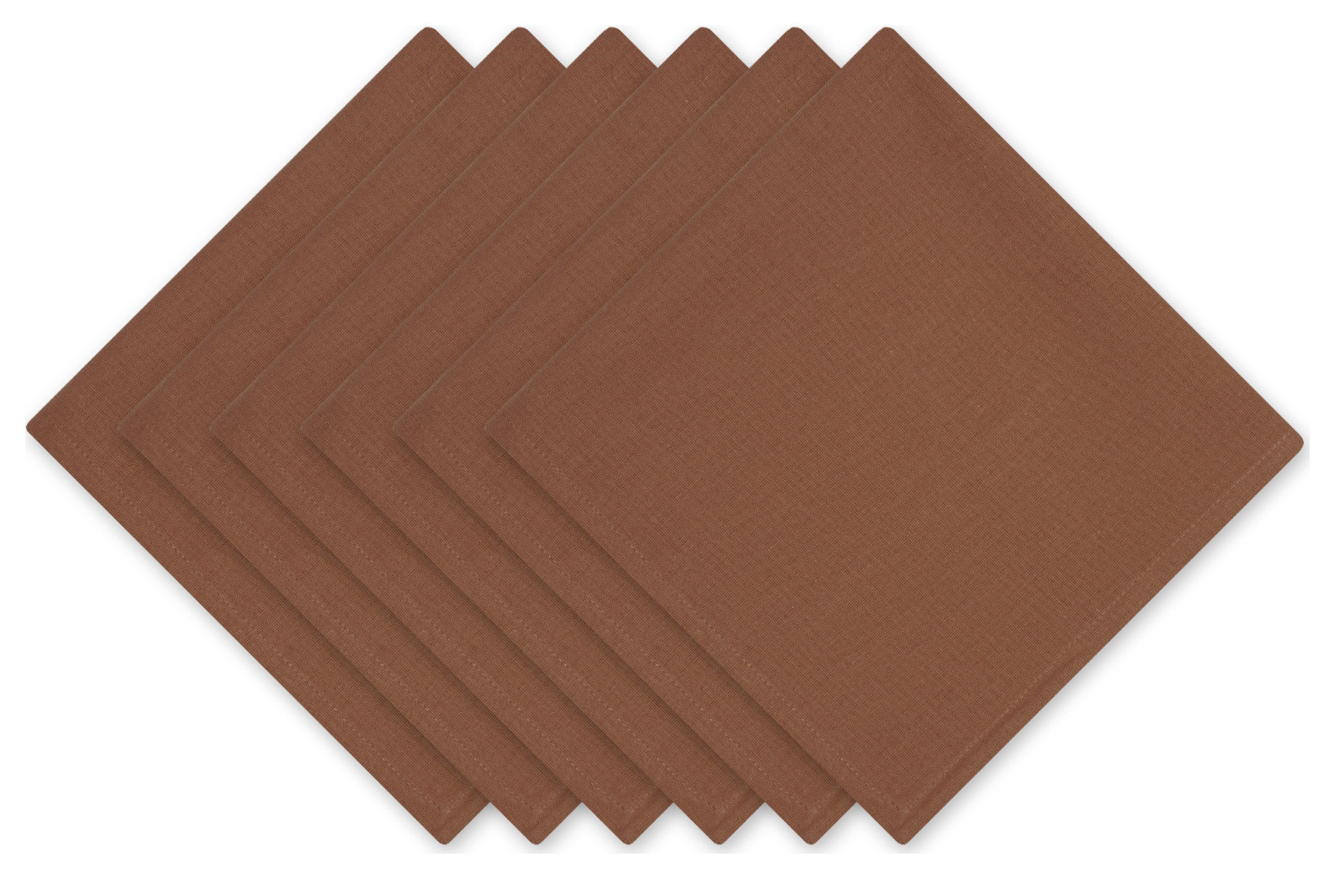 Mushroom Solid Napkin Set/6 - Napkins - by VirVentures | Houzz